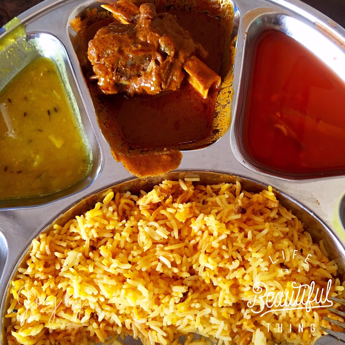 Nasi Biryani Lamb Shank @Dorbor Delhi Indian Muslim Food – Thisbeast.com